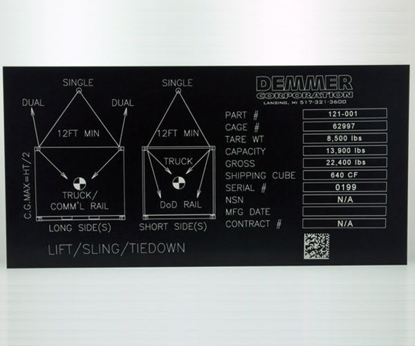 IUID Plates & Labels | IUID Marking, Verification & Registration Services